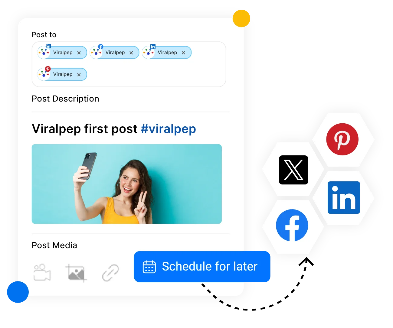 Best Social Media Scheduler - Viralpep